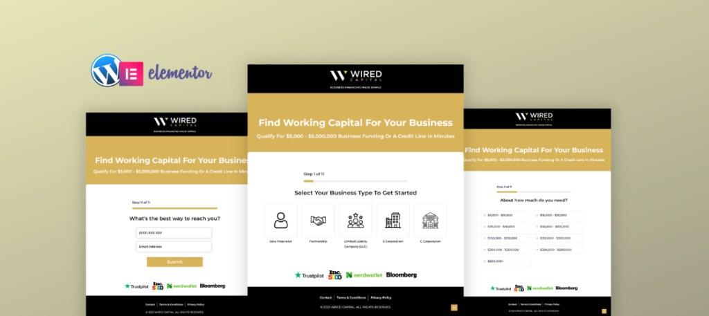 Multi steps Quote form Design - Obzsar