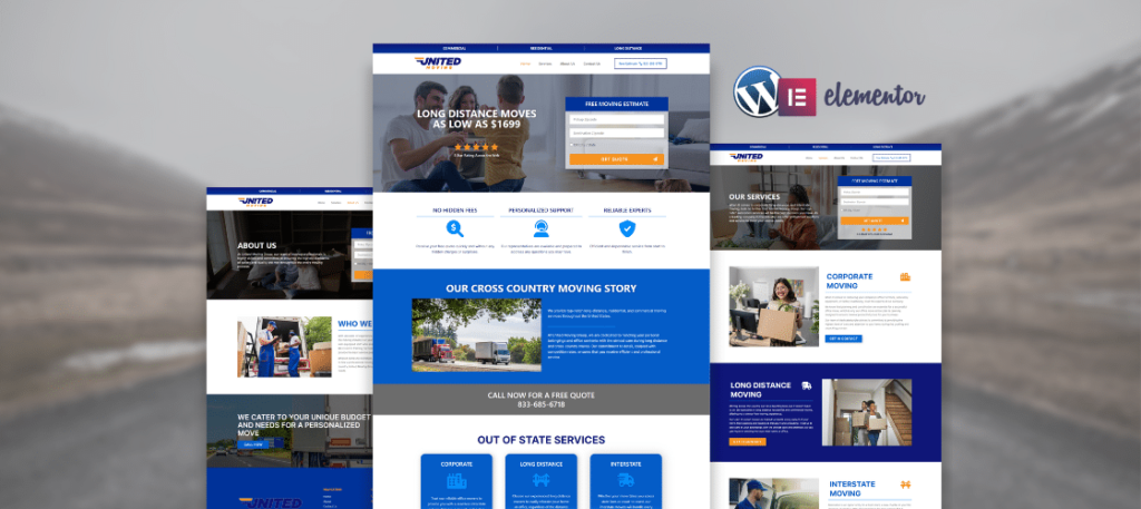 Best Website Design for a Moving Company | Obzsar